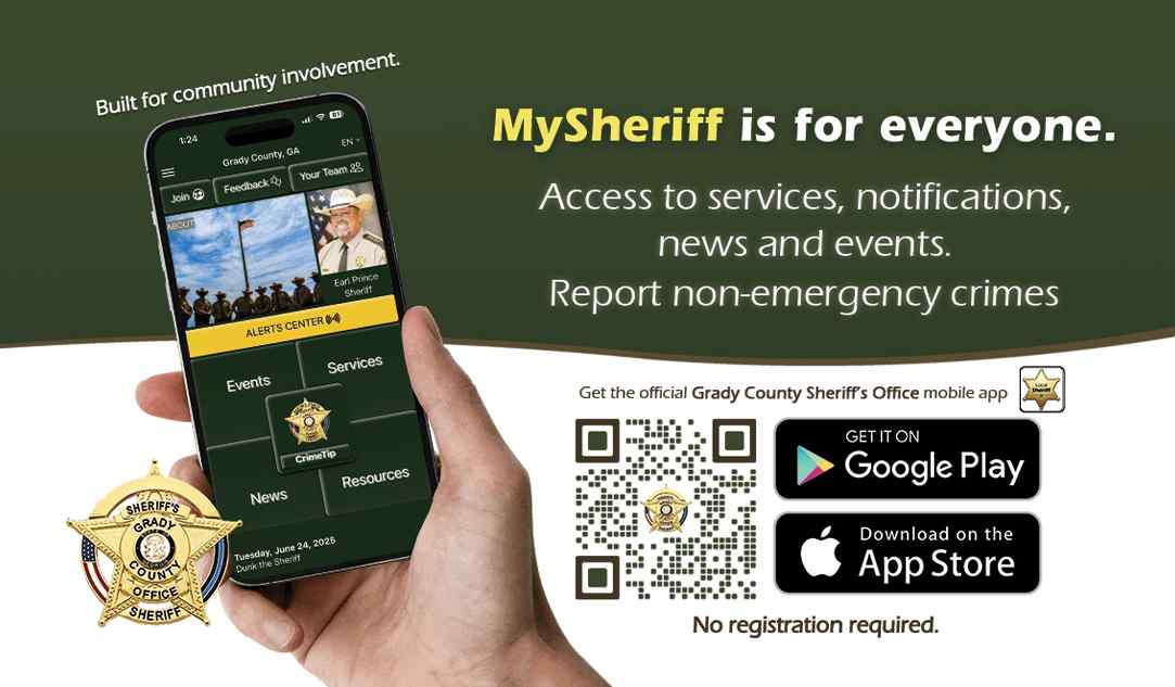 Sheriff's Office Grady County, GA | Official Website